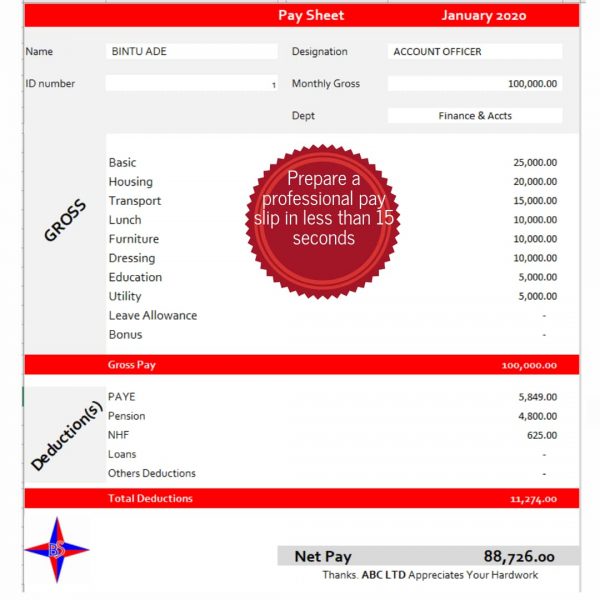 Payroll Tool – Becadel Solutions